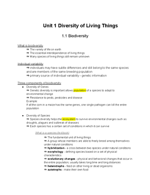Biology - Grade: 11 - High School - Canada - Studocu