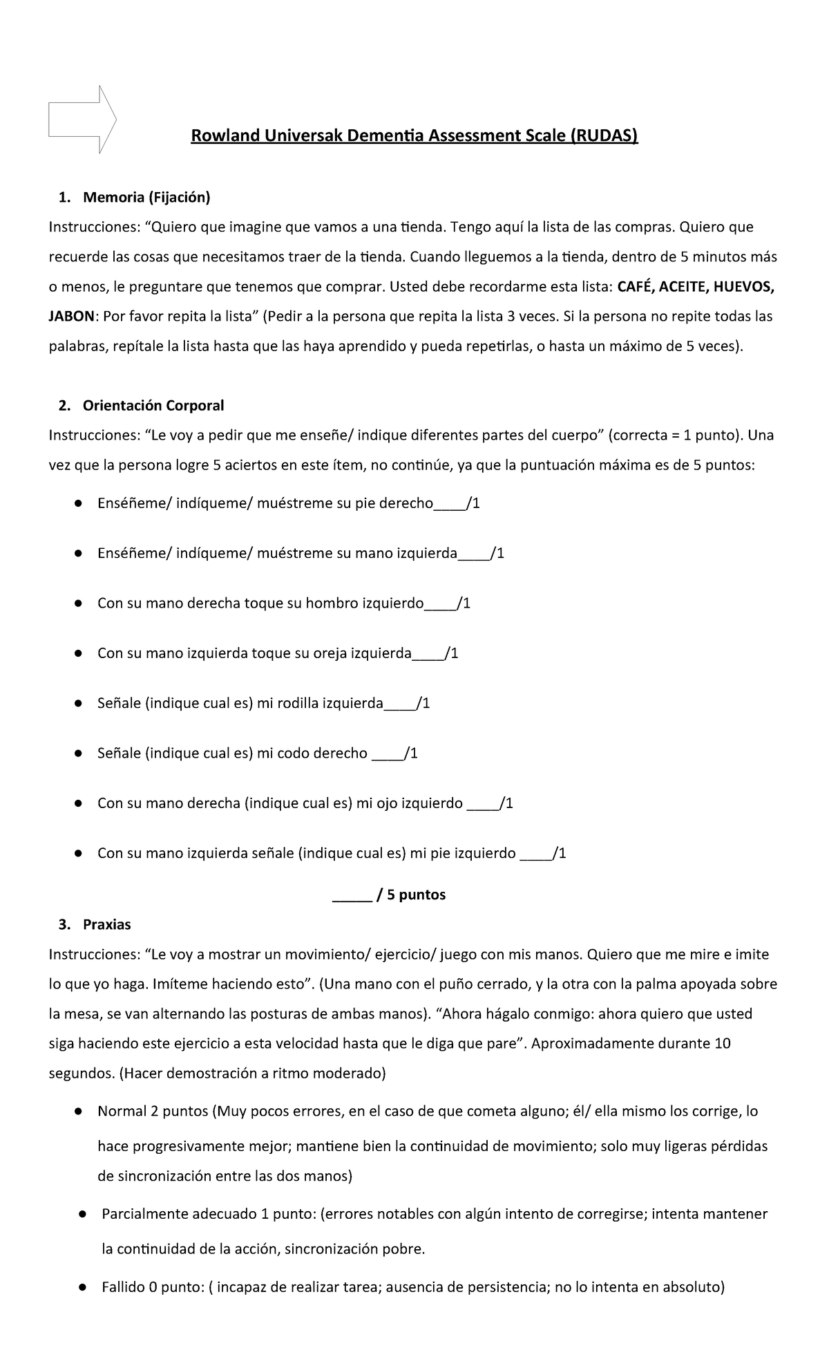 Rudas - Evaluaciones - Rowland Universak Dementia Assessment Scale ...
