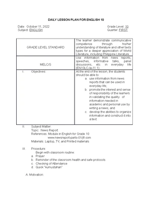 English 4 (Notes) - Comprehend informational texts Objectives: (Day 1 ...