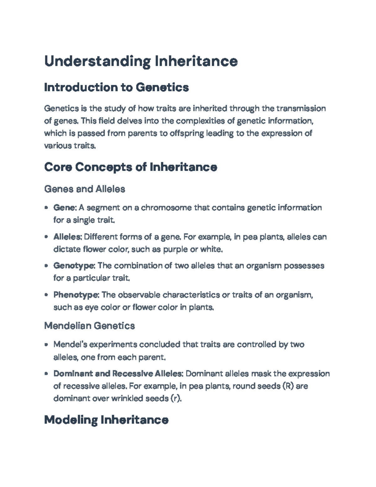 Genetics 101: Understanding Inheritance, Patterns & Key Concepts - Understanding Inheritance ...