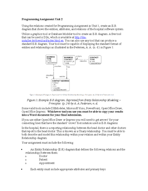 [Solved] Select the scenario that describes a bottomup approach to data - Databases 1 (CS 2203 ...