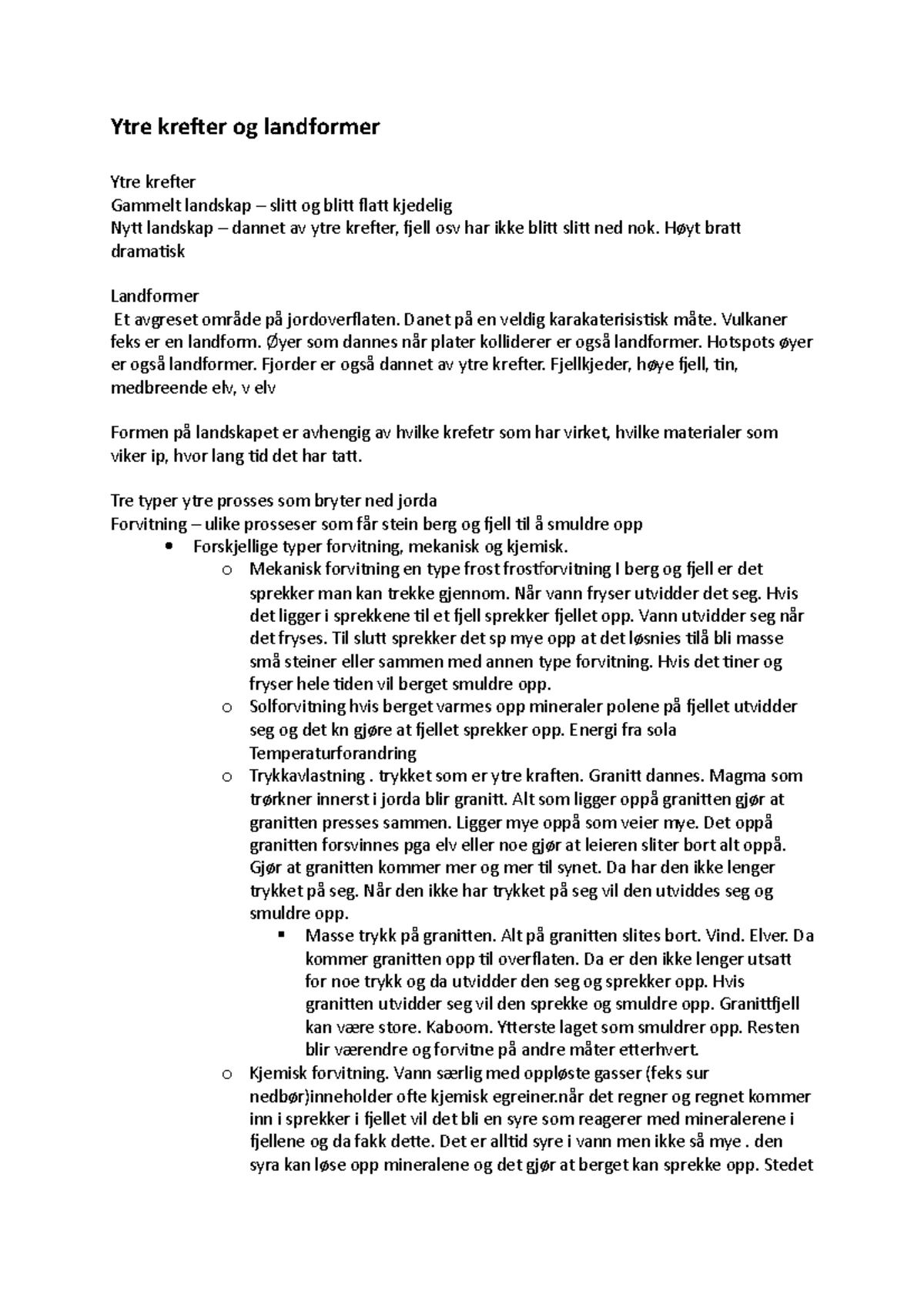 Morener - Geologiske Notater om Isbreers Avtrykk - Studocu