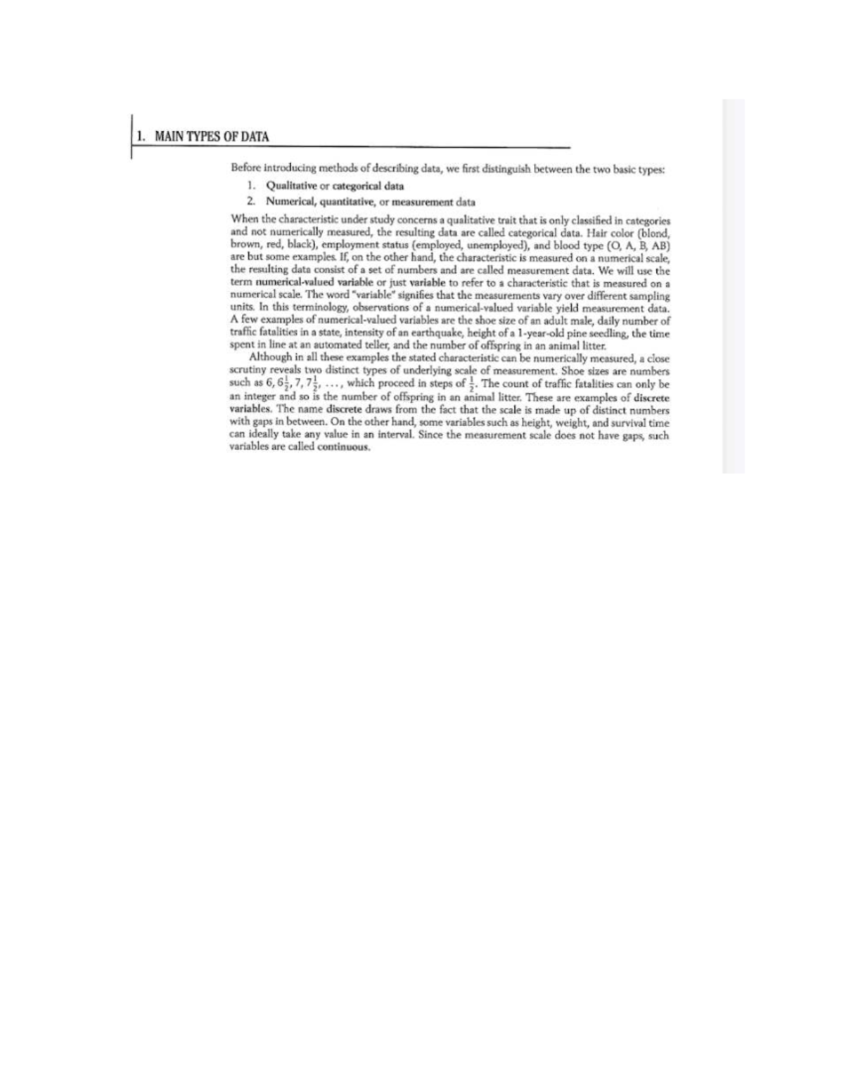 Math 10 - Key Concepts on Data Types and Descriptive Statistics - Studocu