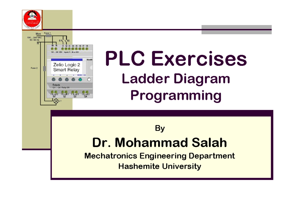 KNEC Diploma Study Notes: PLCs & Ladder Diagrams for Mechanical Eng ...