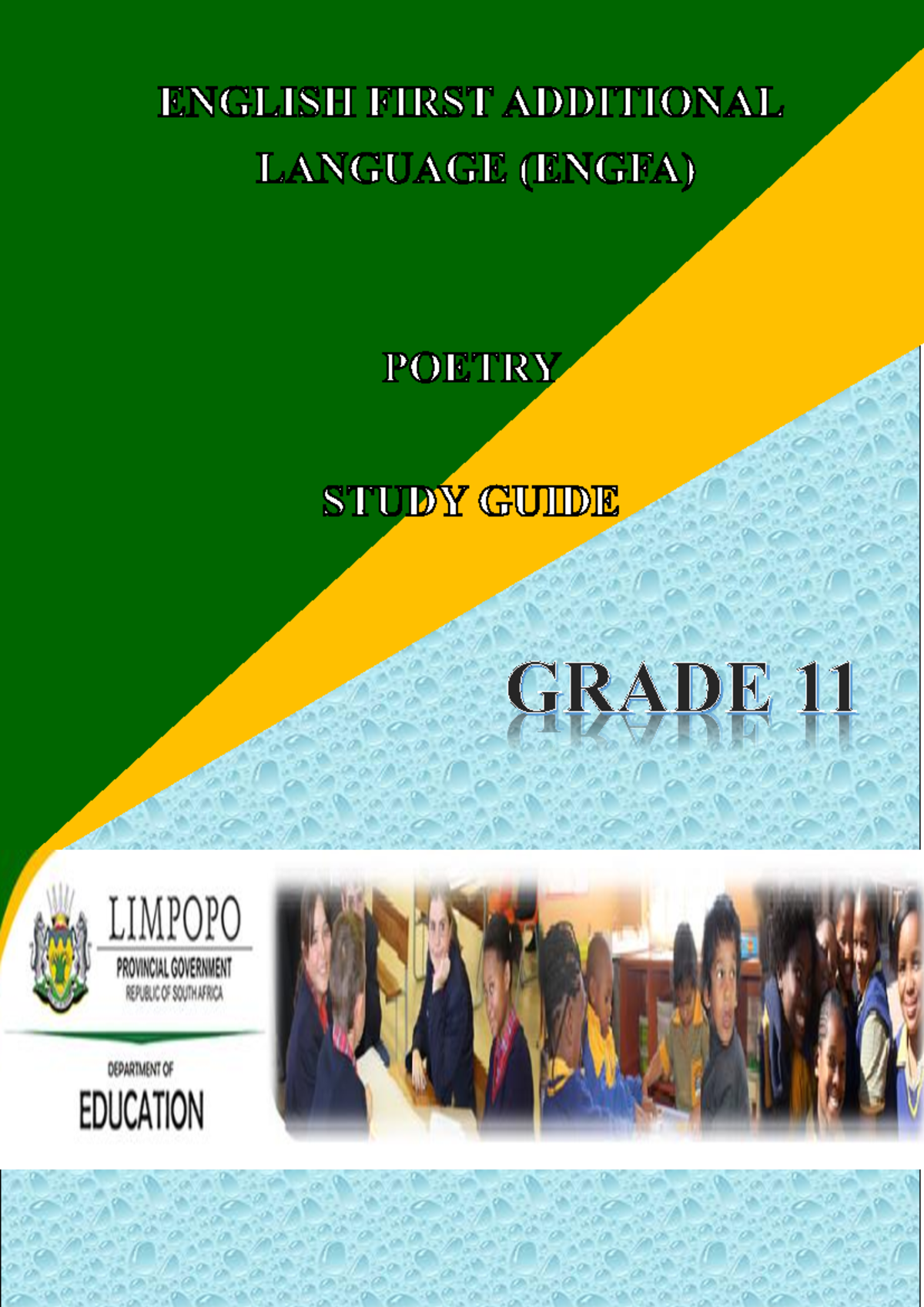Grade 11 Engfa Poetry Study Guide: Analysis of key Poems and Themes ...