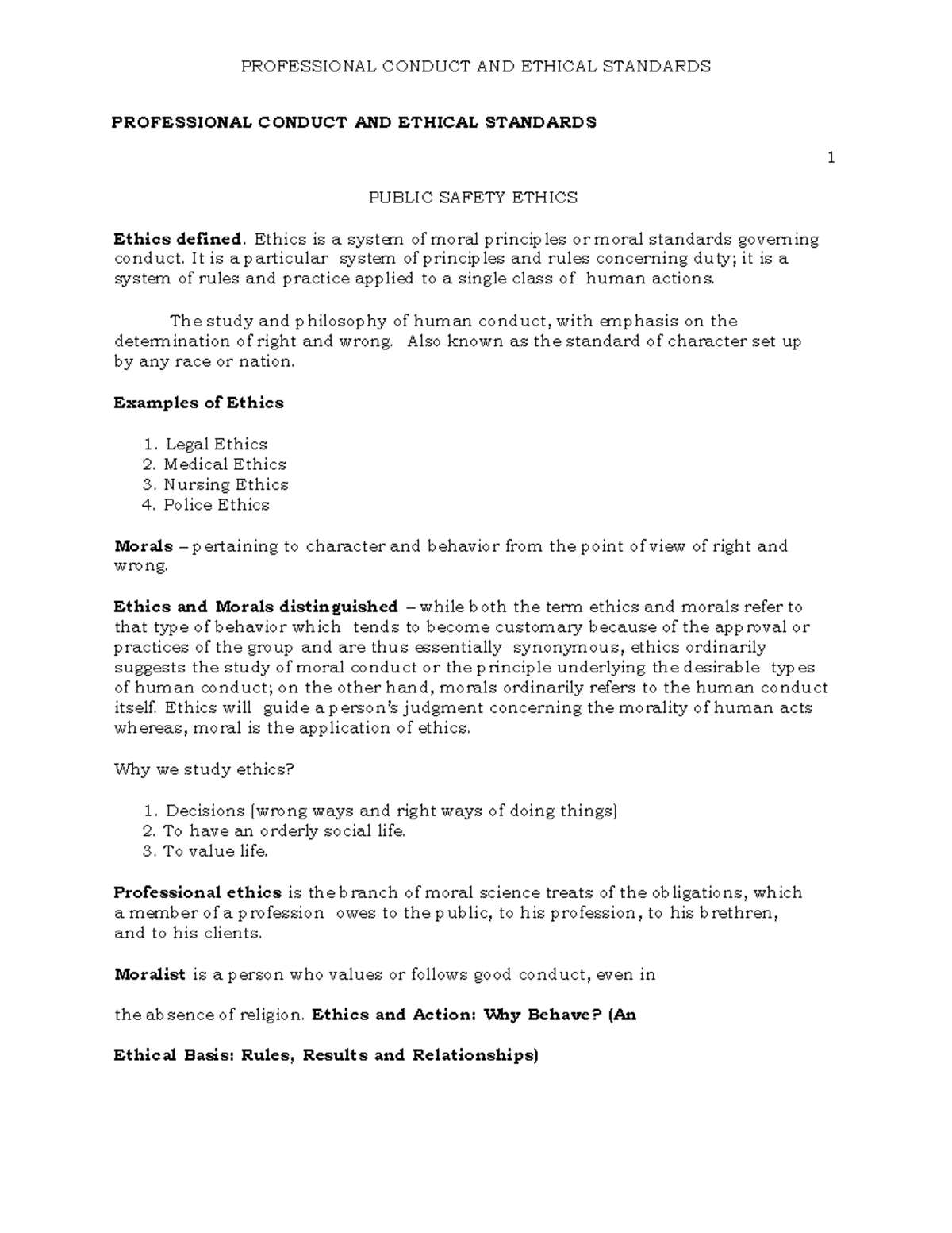 PNP 623376708: Professional Conduct & Ethical Standards in Law ...