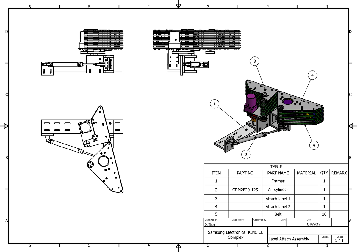 MN-VC- Label Attachment Parts List and Assembly Details - Studocu