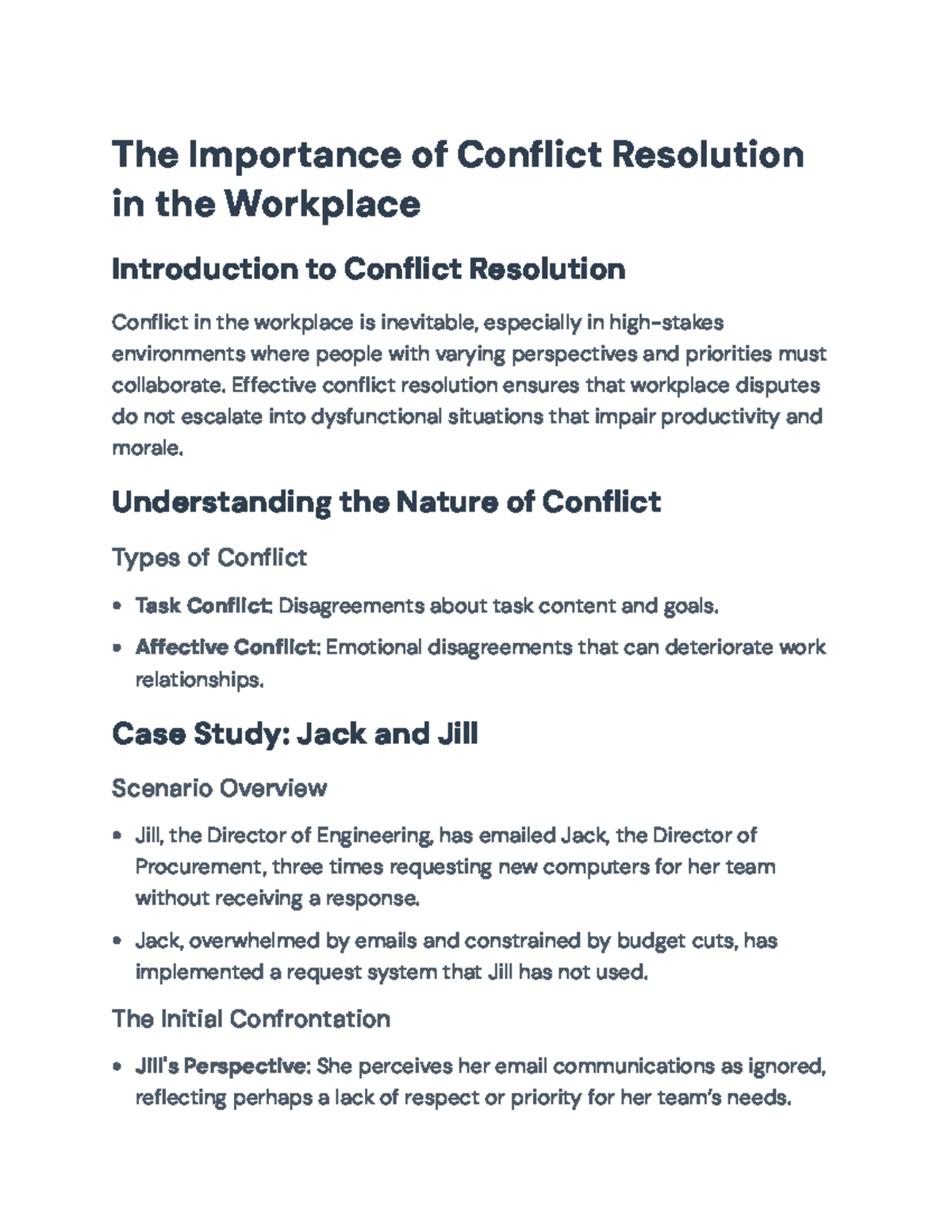 Conflict Resolution Strategies in the Workplace: A Comprehensive Guide ...