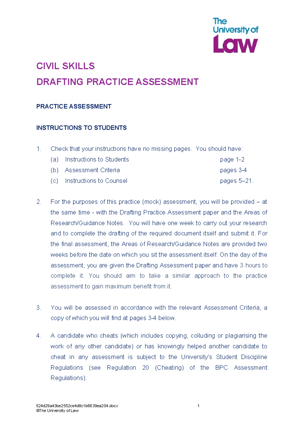 2425 skill civ ce02 drafting practice assessment - CIVIL SKILLS ...