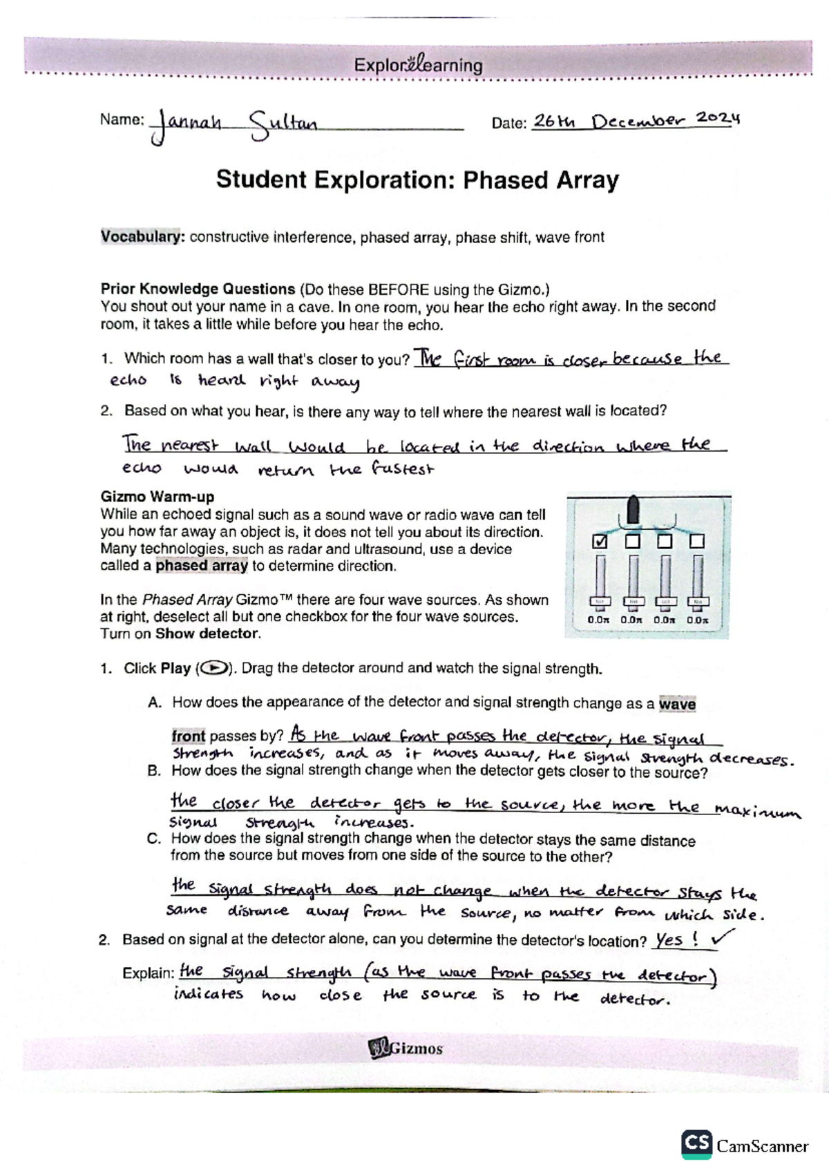 Phased Array Lab Exploration: Understanding Constructive Interference ...