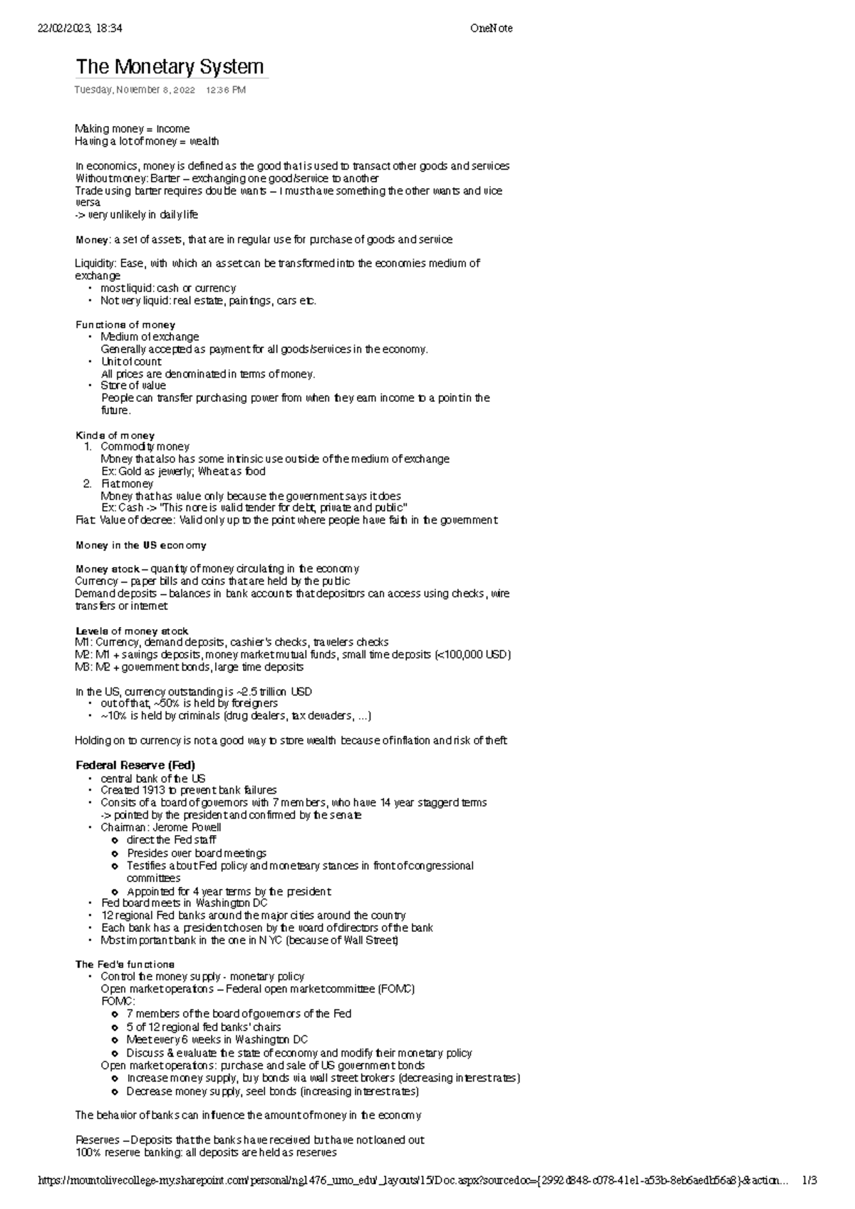CHapter 16 - Instructor is Dr. Mandal. - 22/02/2023, 18:34 OneNote ...