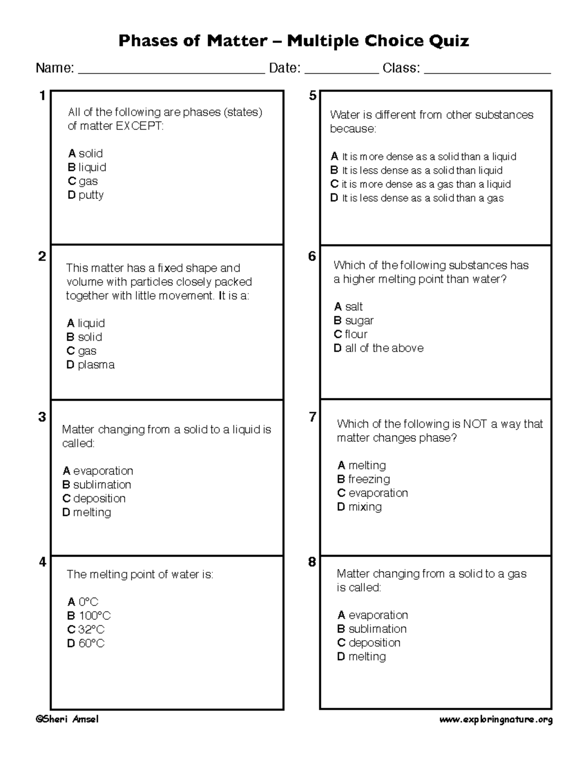 Matter Phases Assessment Quiz: NGSS MS-PS1 Insights - Studocu