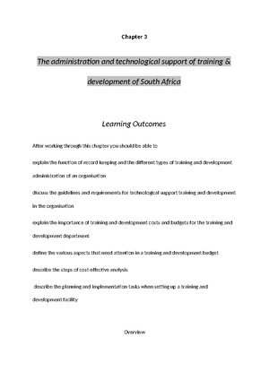 [Solved] Personnel training n5 notes - Human Resource Management ...