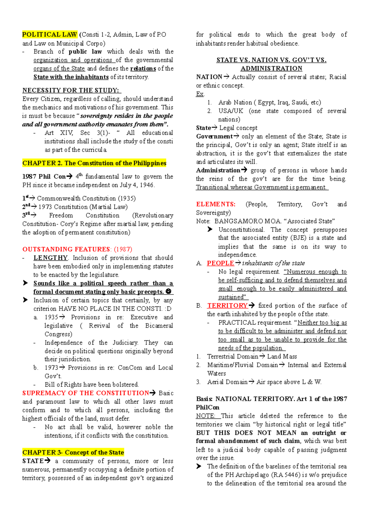 Consti 1-2: Comprehensive Guide to Constitutional Law by Isagani Cruz - Studocu