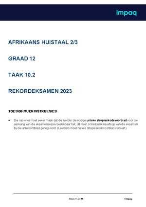 Verlede tyd gr 8 worksheet 6 - Graad 8 Afrikaans Taalkunde klastoets ...