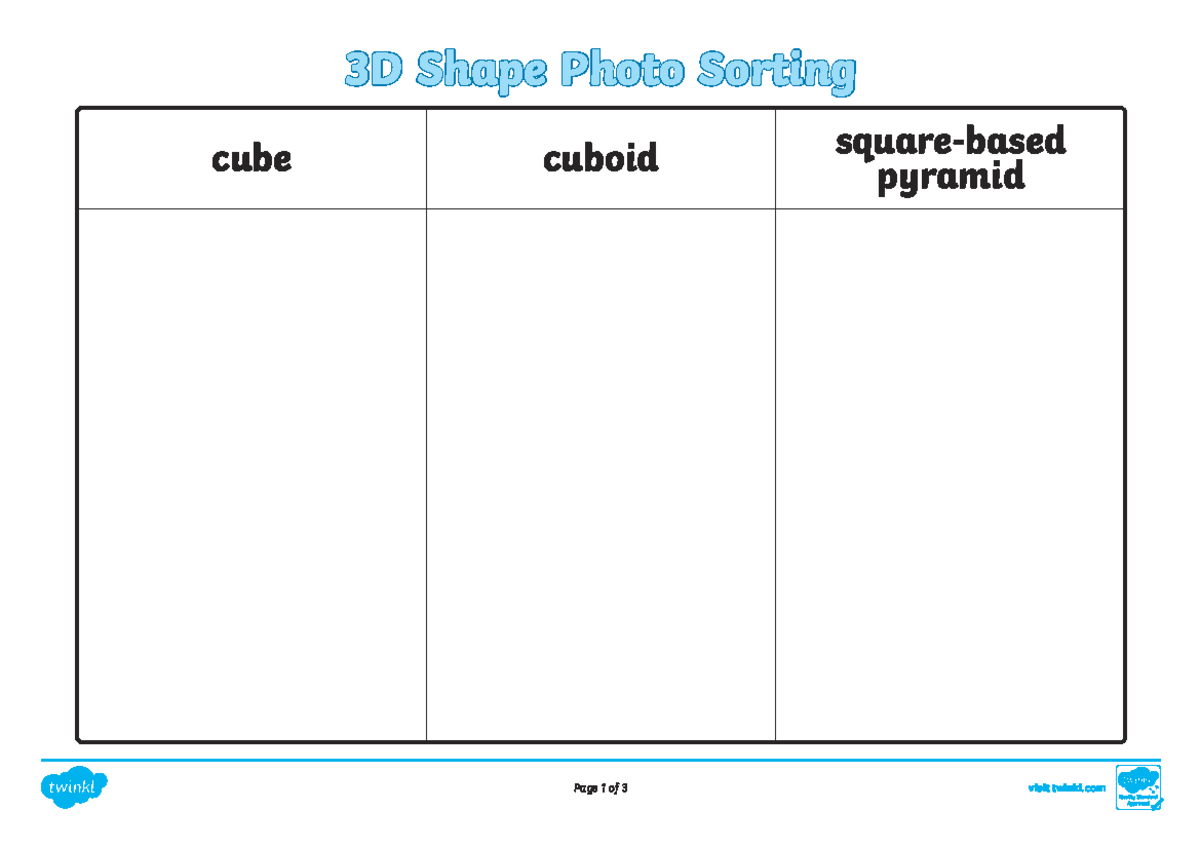 T-m-1721209327-3d-shape-photo-sorting-activity ver 2 - - Studocu