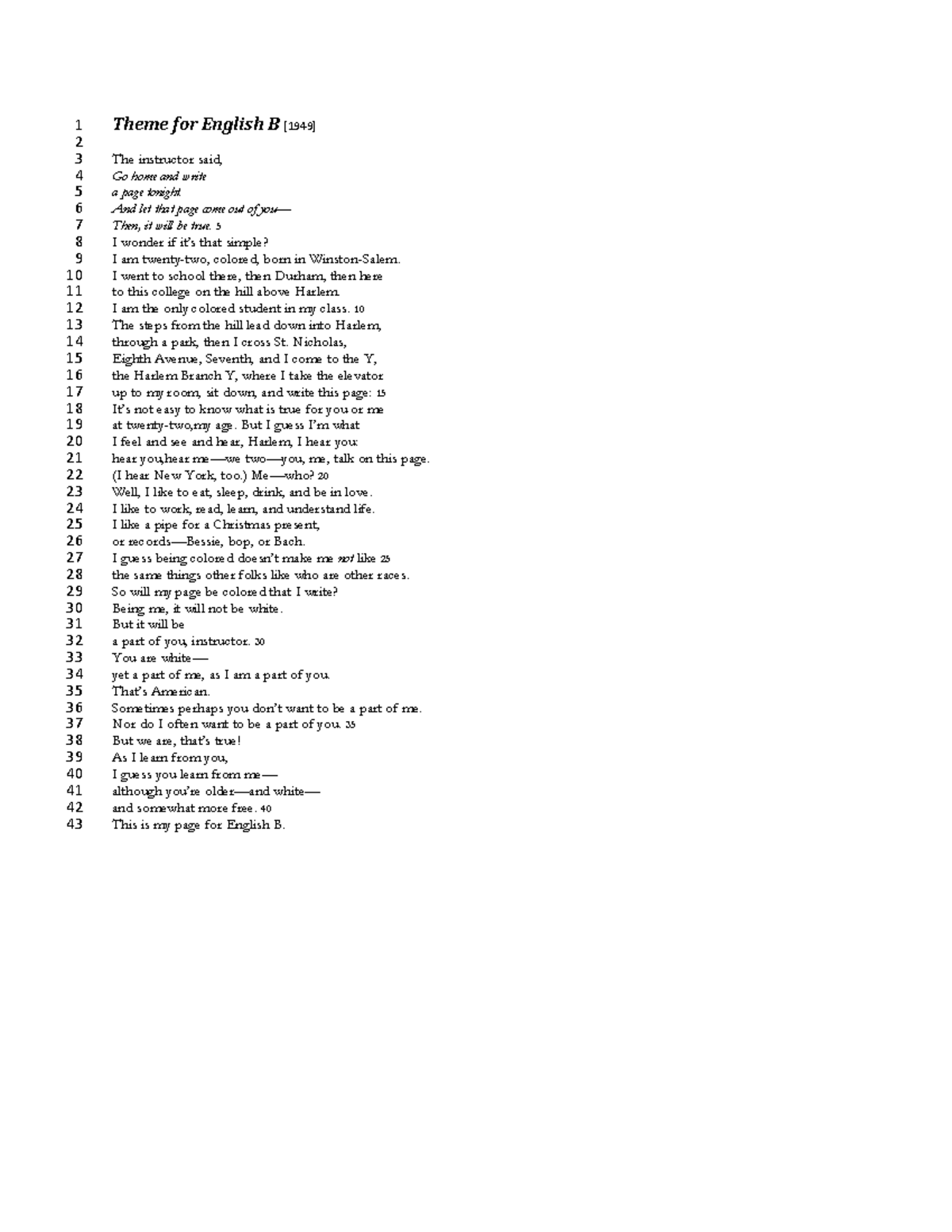 English B Theme Analysis - Part 2 - Studocu