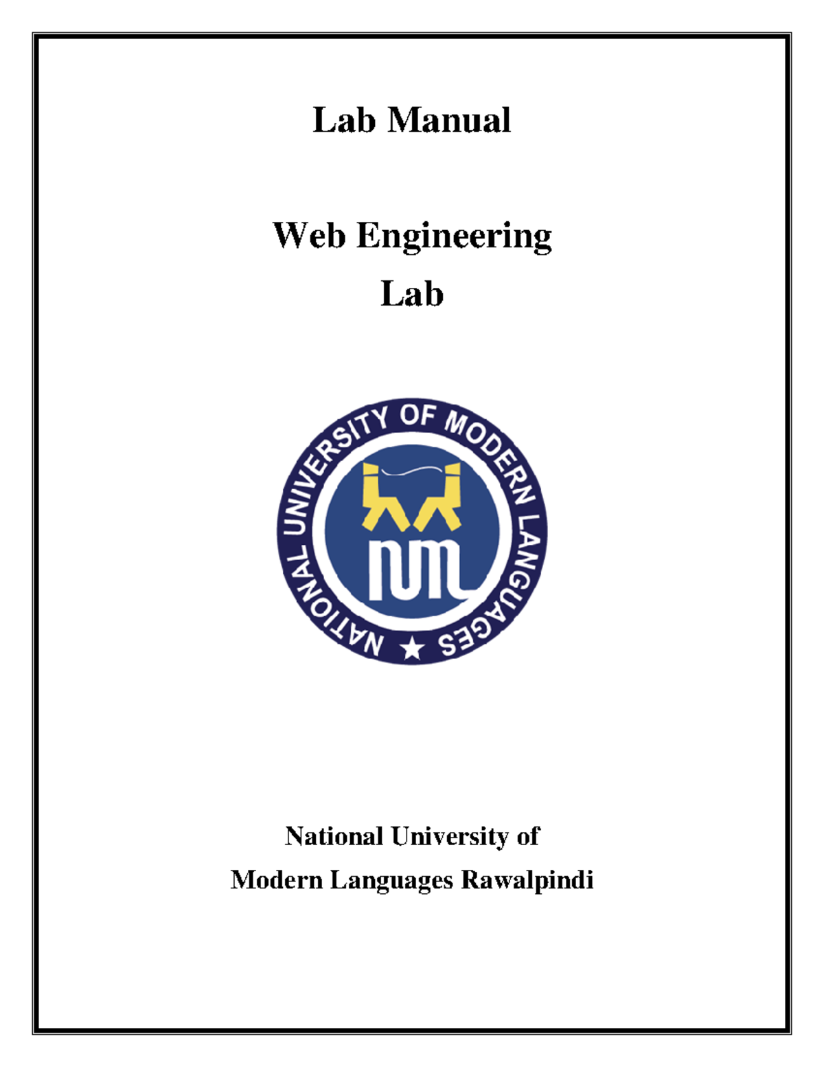Web Eng Lab Manual - HTML, CSS, JavaScript & PHP Concepts at NUML - Studocu