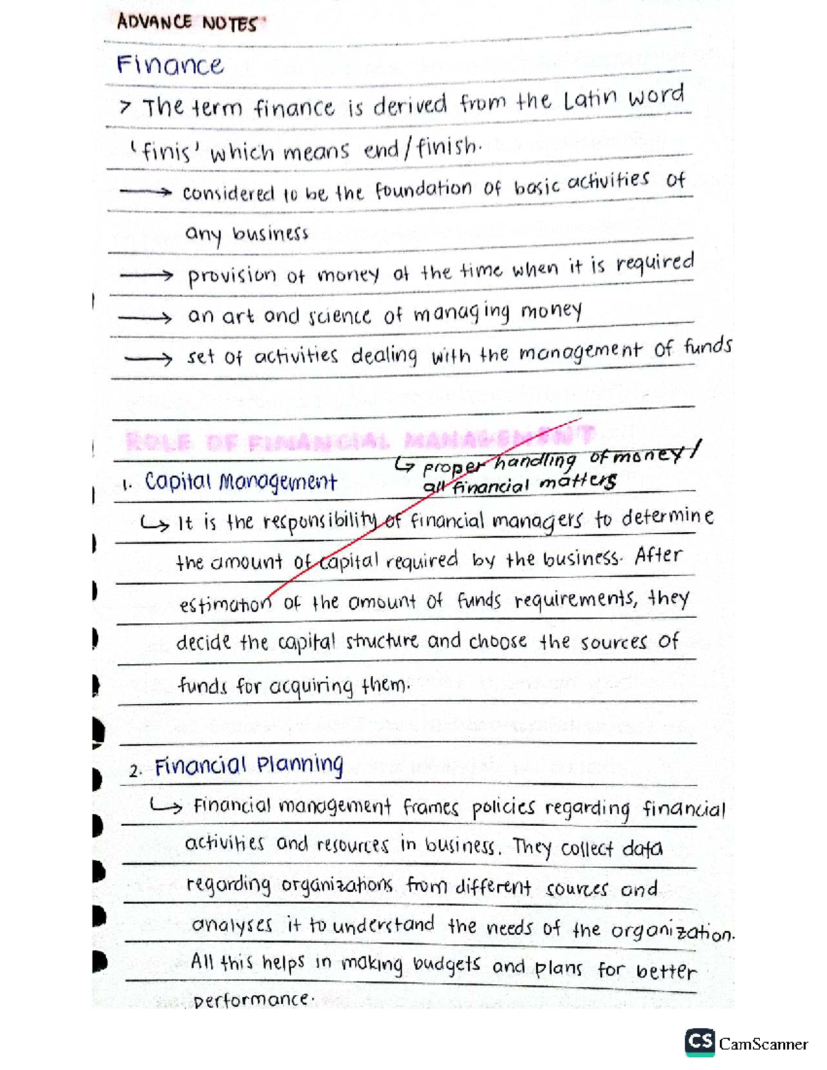 Intro to Business Finance Notes (FIN 101) - Studocu