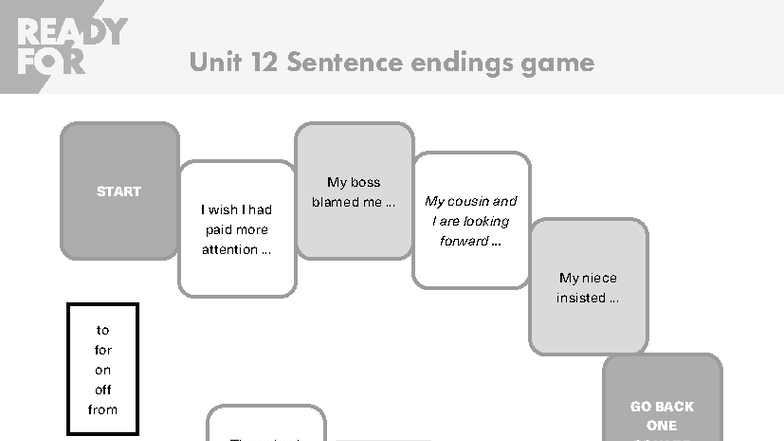 Rf FB2 CA U12 Sentence Endings Game Activity - Studocu