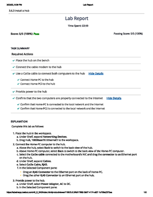 [Solved] 446 Lab IPv4 Troubleshooting tools for Linux Your Linux system - Fundamentals and ...