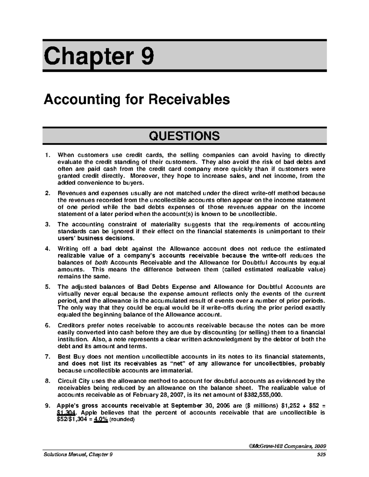 9 - SSSS - ©McGraw-Hill Companies, 2009 Solutions Manual, Chapter 9 525 ...