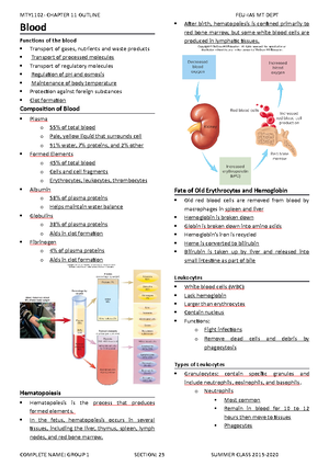 Anatomy Physiology (Chapter 14 Lymphatic System) - LYMPHATIC SYSTEM ...
