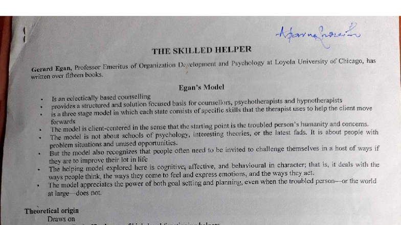 Egan's Skilled Helper Model: A Comprehensive Guide to Counseling ...