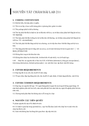OOP with Java Lab - LAB211 - FPT - Studocu