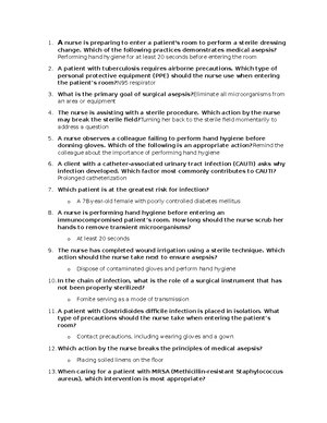 [Solved] The nurse provides care for a group of patients Which ...