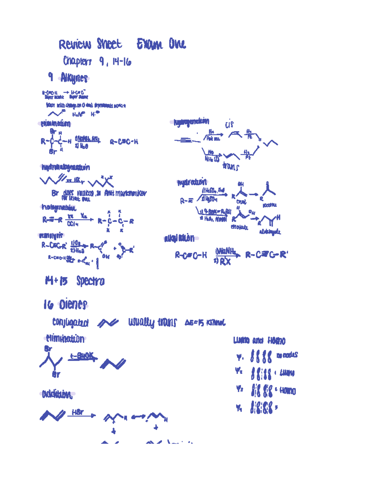 Orgo 2 Exam 1 Review: Key Concepts in Chapters 9, 14, and 16 - Studocu