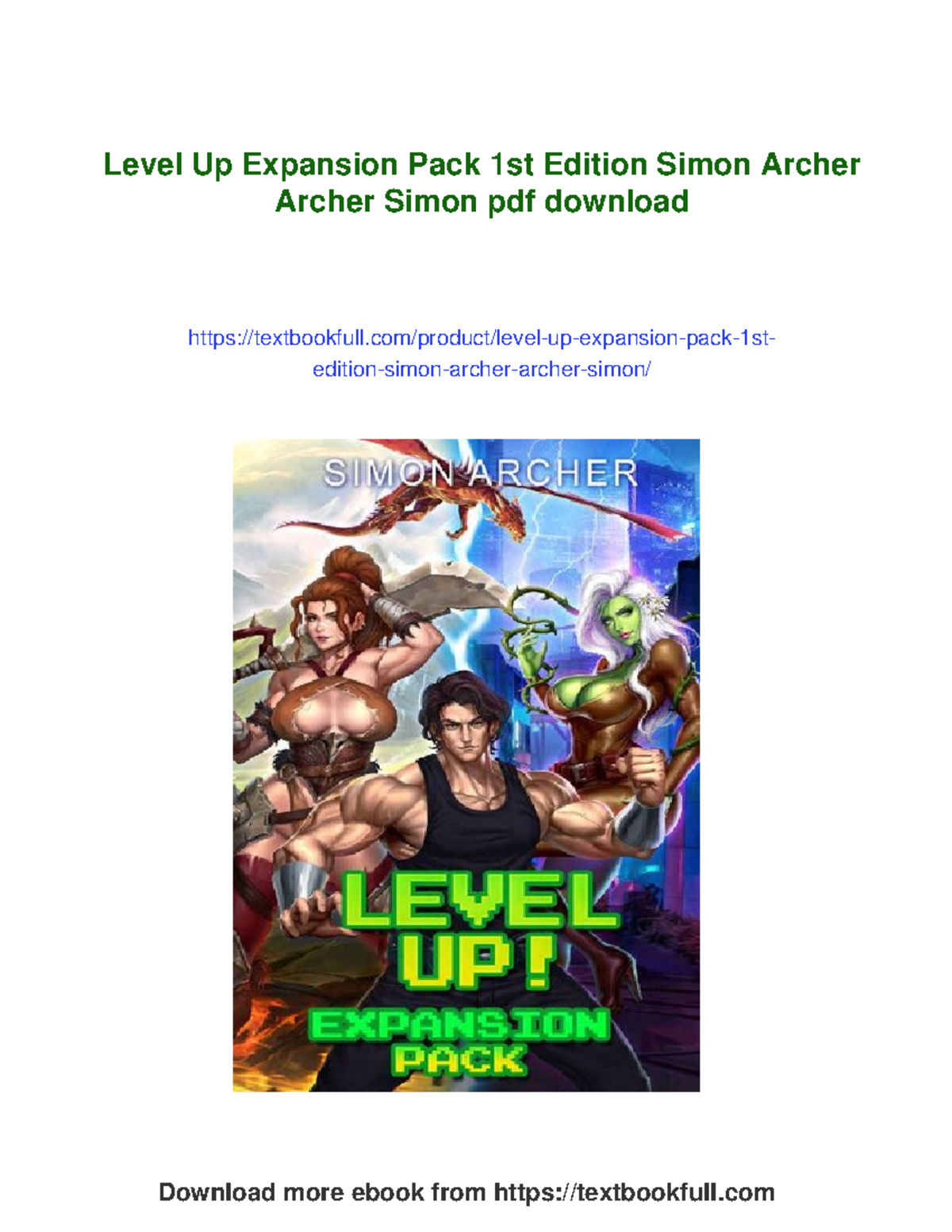 Level Up Power Leveling 1st Edition by Simon Archer - PDF Download ...