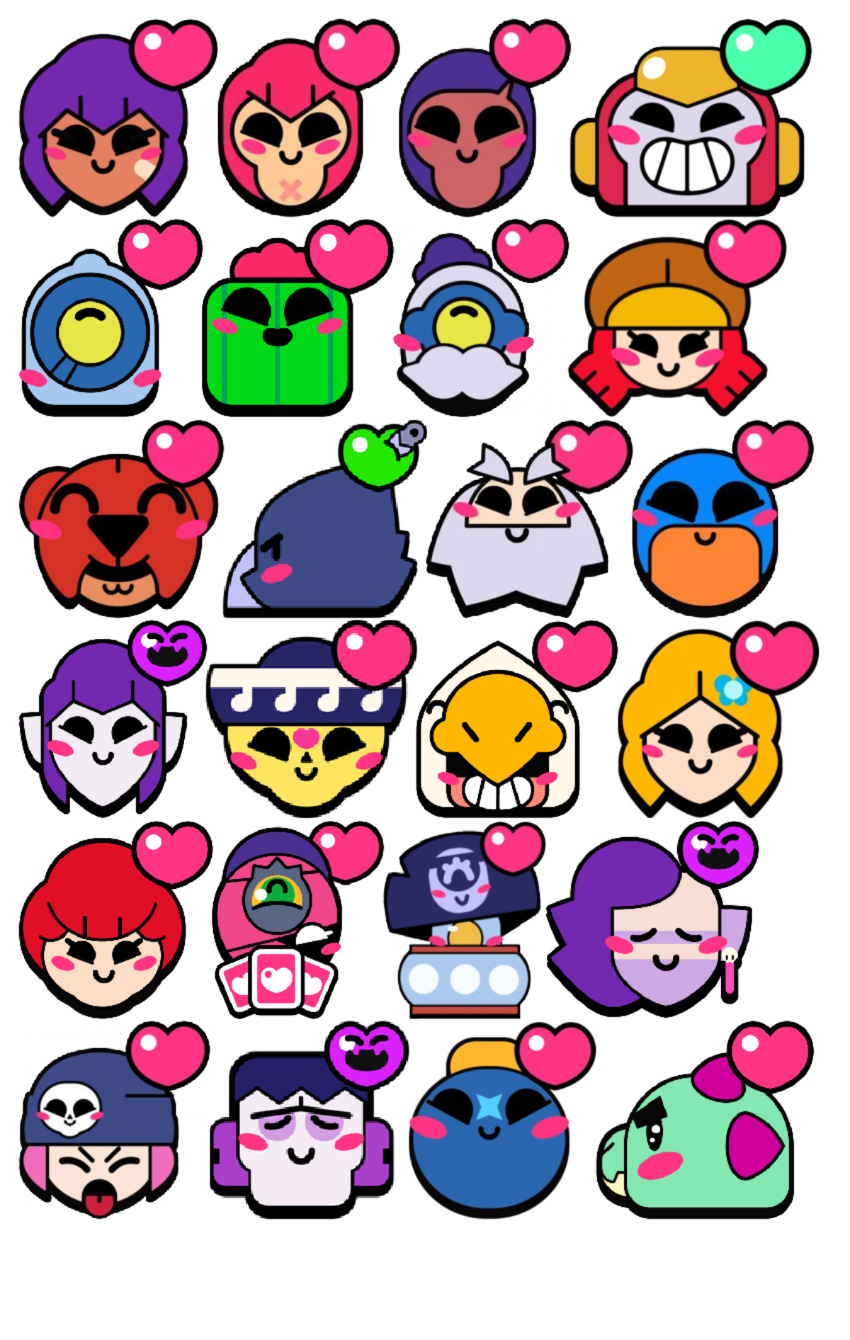 Plantilla para realizar un Ramo Brawl Stars - Lenguaje e Investigación ...