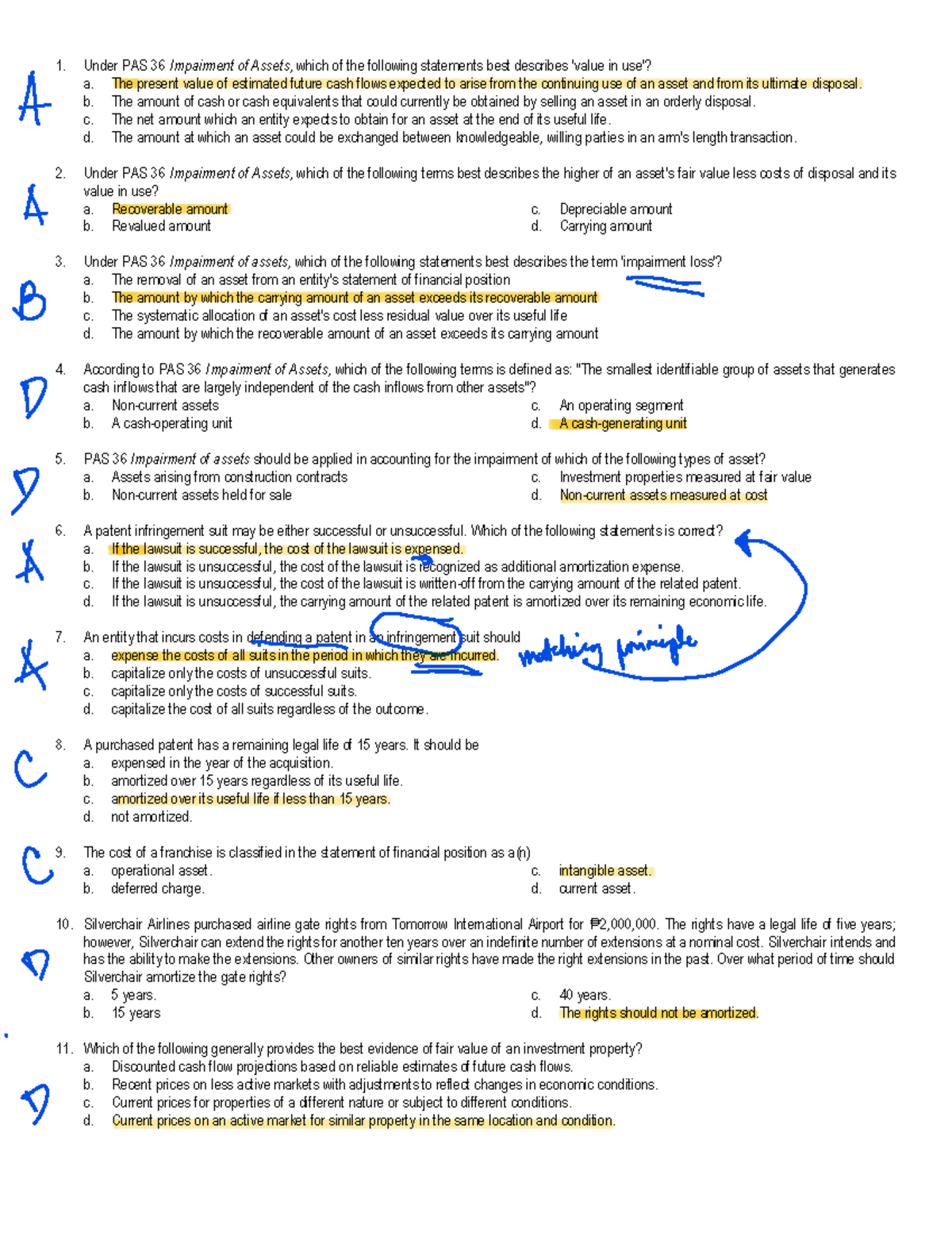 Pre-Test FAR (Financial Accounting and Reporting) Transcript - Studocu