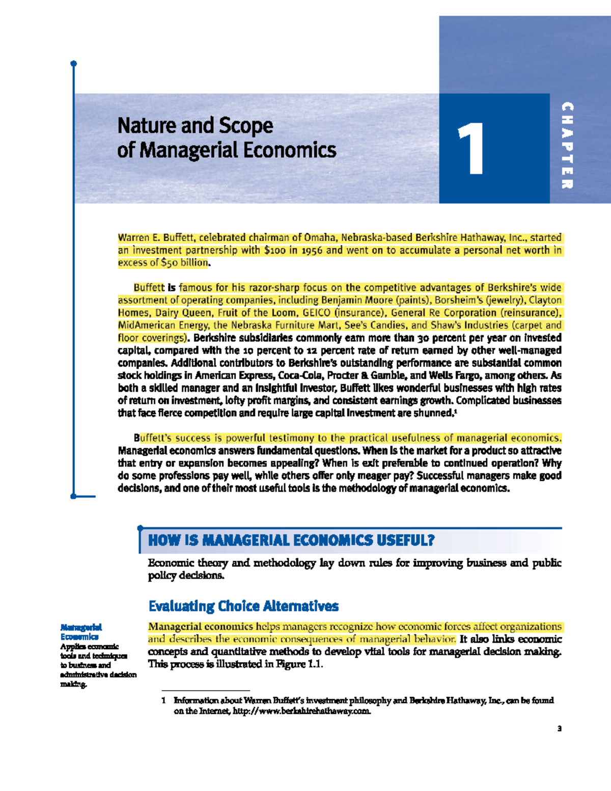 Chapter 1: Nature and Scope of Managerial Economics (ECON 101) - Studocu