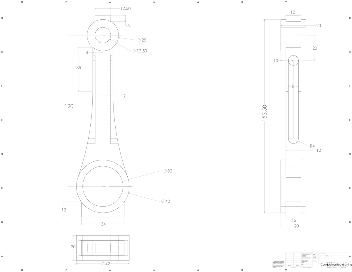 Connecting Rod - Lecture Notes for Engineering Mechanics (EM 202) - Studocu