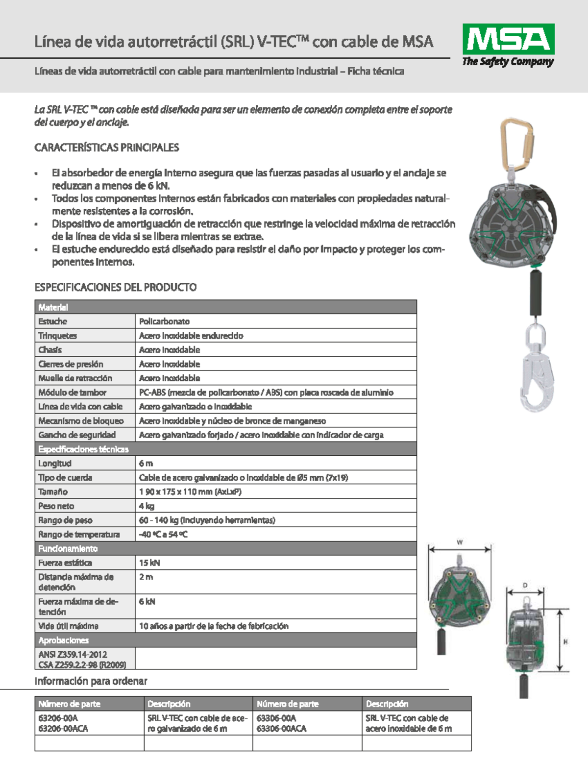 31-ficha-tecnica Retractil-V-TEC - Línea de vida autorretráctil (SRL ...