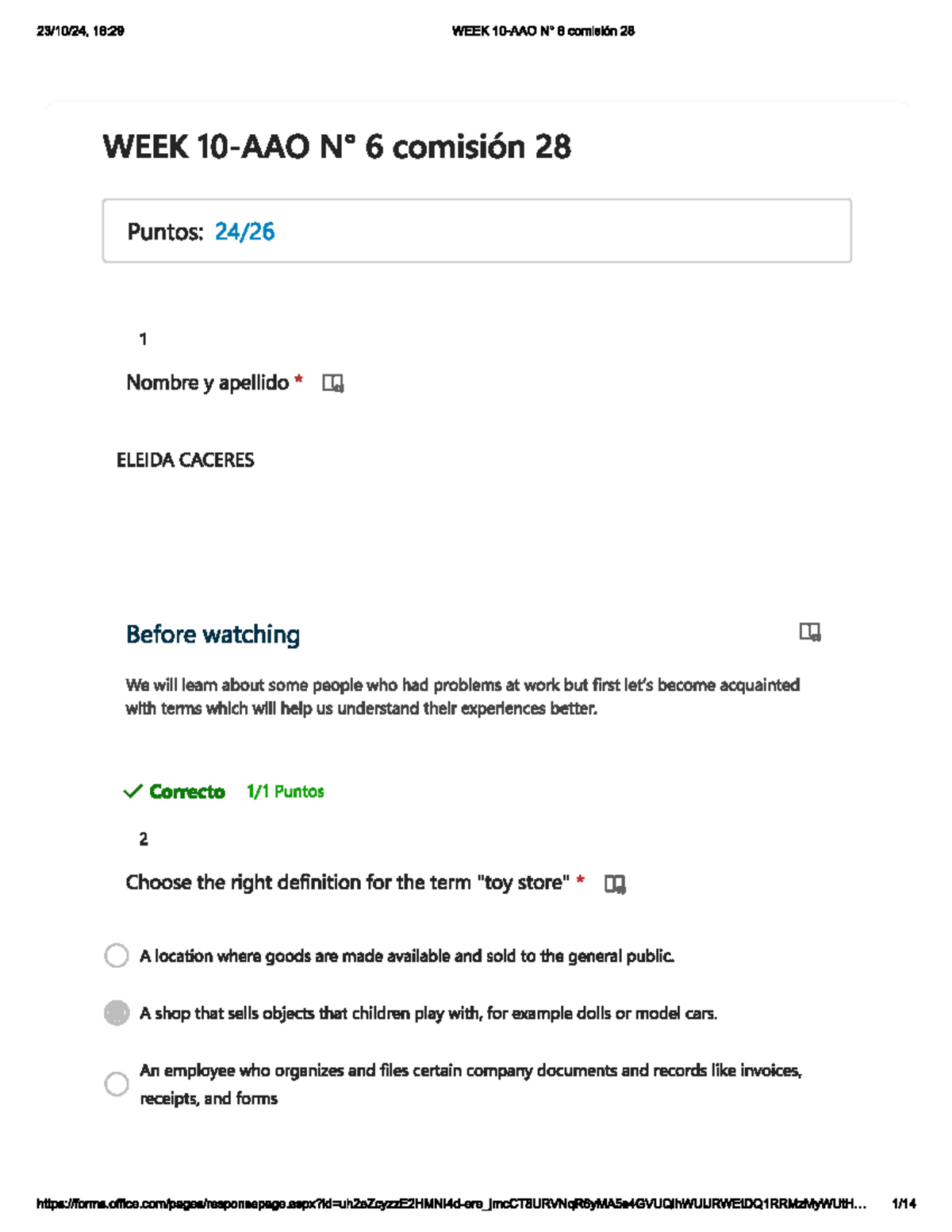 FORM Ingles N3 - Trabajo Forms - 18:29 WEEK 6 comisión 28 WEEK 6 ...