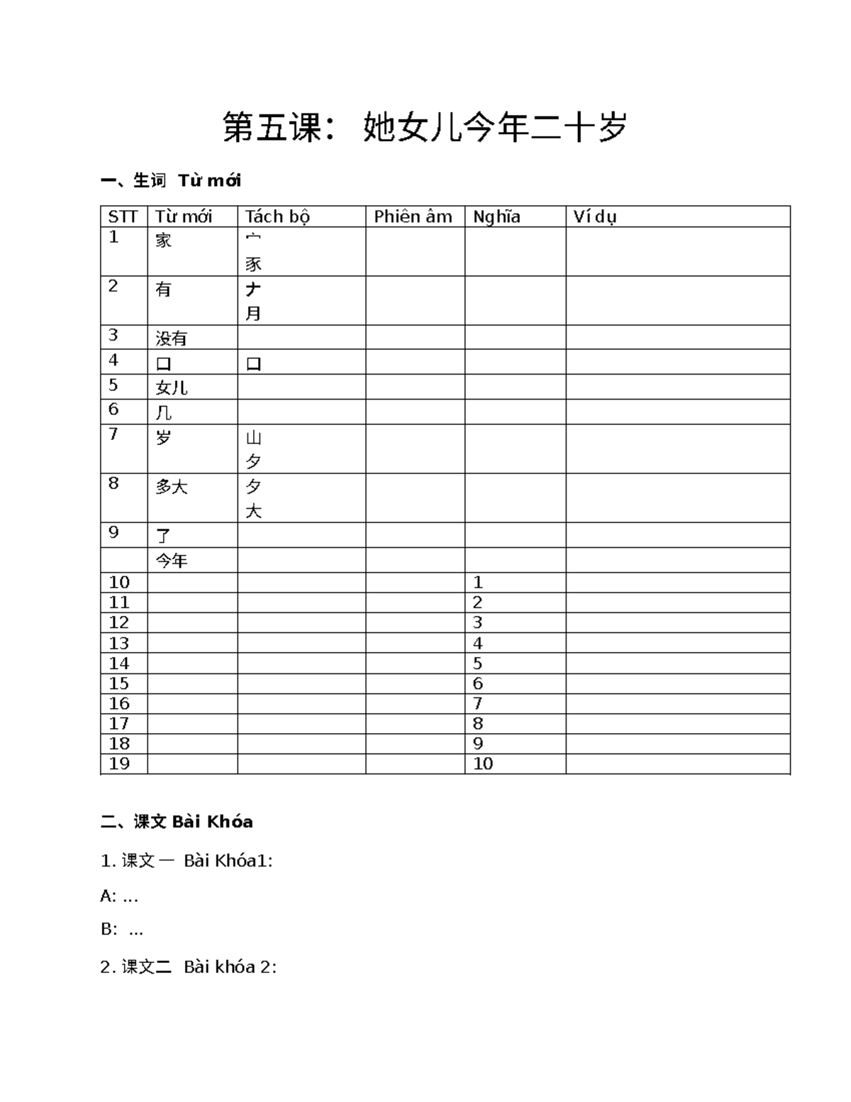 U5-Student's note - give me the documental file to learn now, pls ...