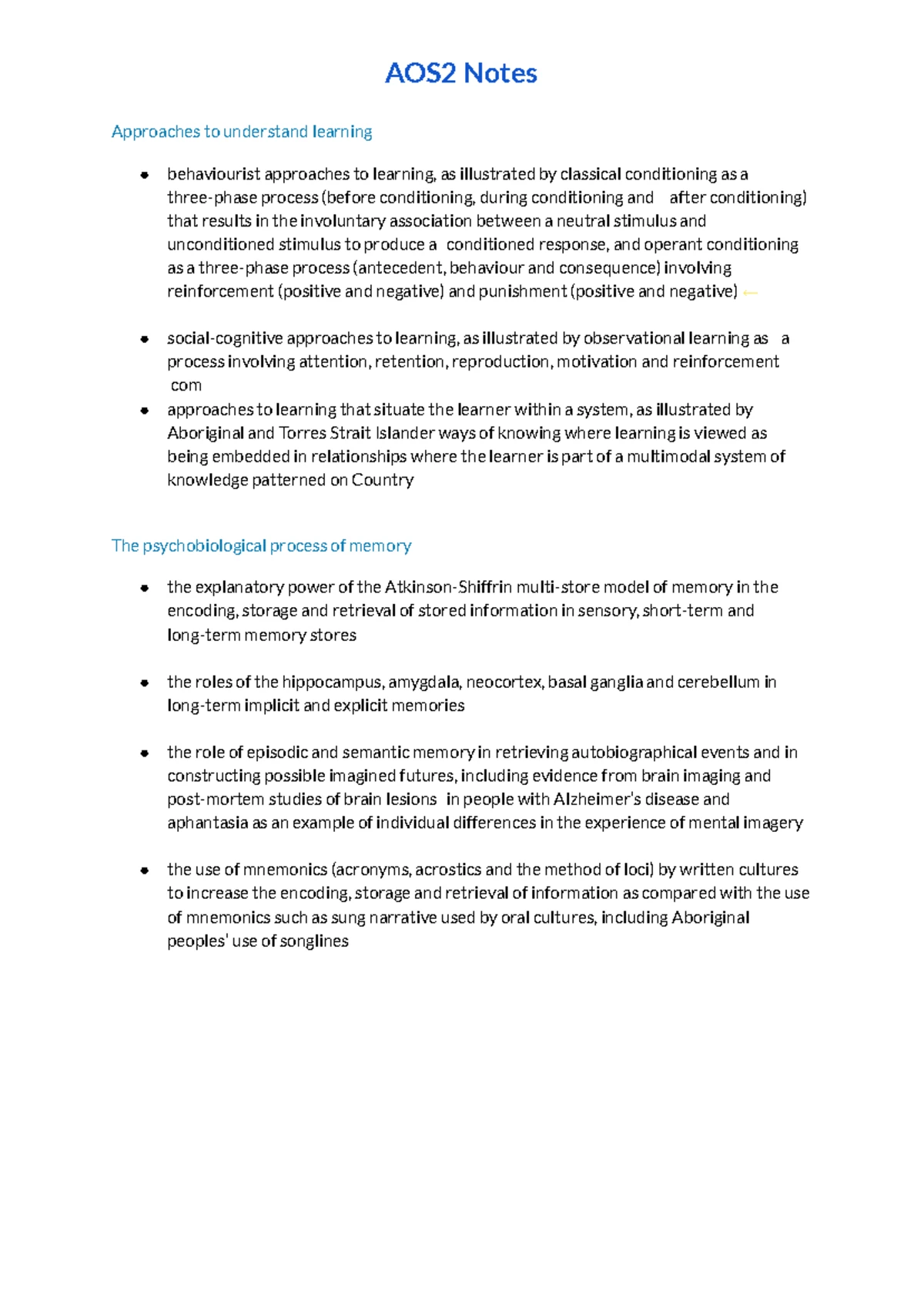 Edrolo VCE Psychology Units 3&4 [2025] Unit 4 AOS 1 Topic Test: Sleep's ...