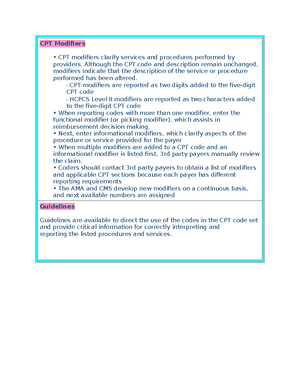 Ch 2 exercises - basic cpt coding course - 2 Based on the CPT code categories: Complex Wound ...
