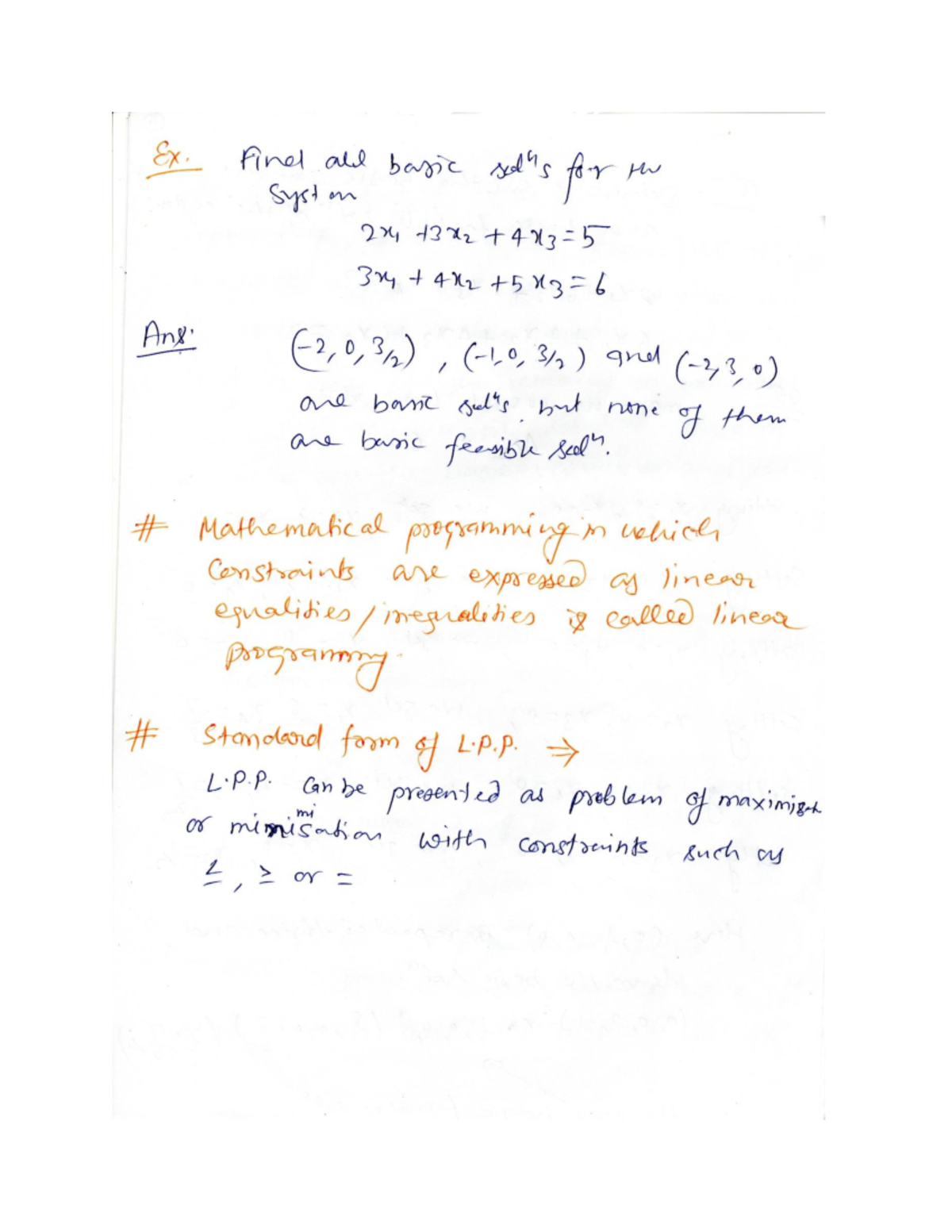 Linear Programming: Basic Solutions & Simplex Method (MATH 101) - Studocu