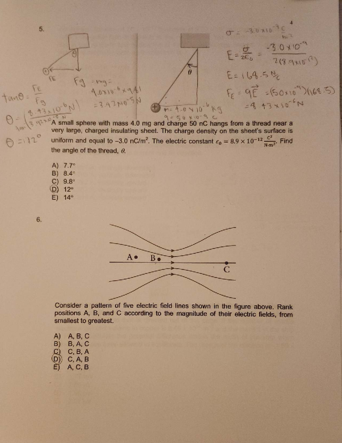 PHY2 2017 Exam 2 - Electric Fields and Charge Interactions - Studocu