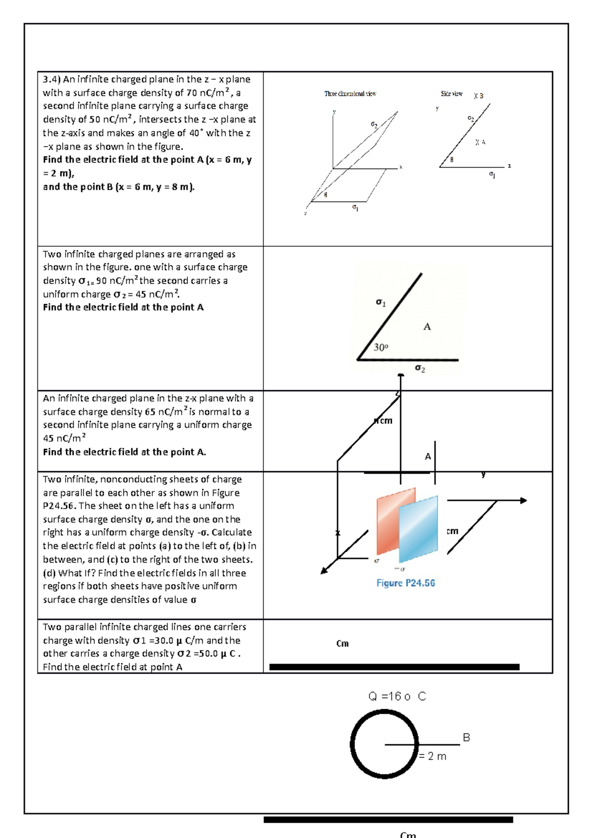 Gauss Law Problems - Physics 101 Practice Exercises - Studocu