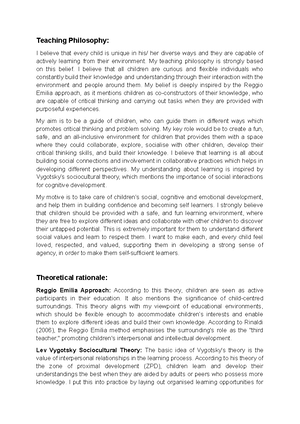 EGEC Course Handbook 2025: Graduate Diploma in Early Childhood ...