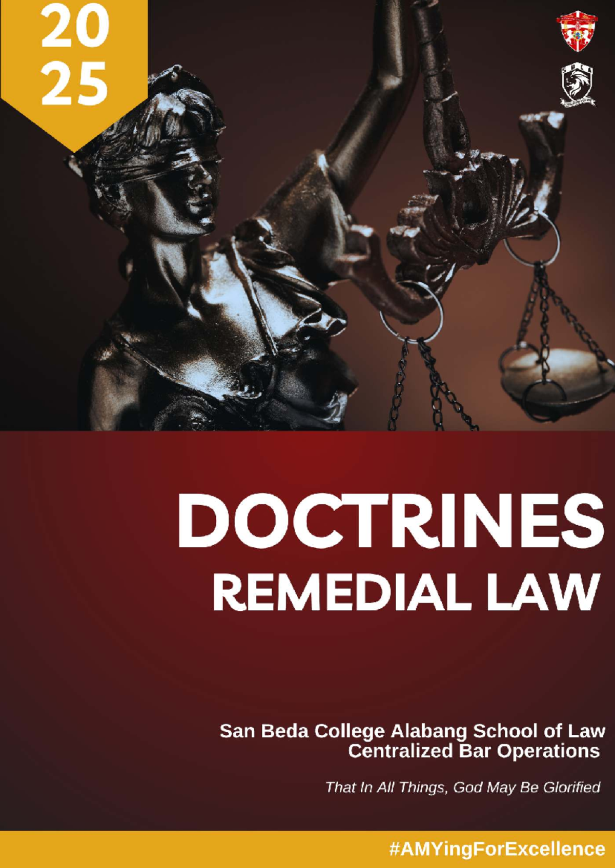 7 SBCA Remedial Law Doctrines Summary CDD2025 - Studocu