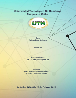 Informe Plataformas UTH - UNIVERSIDAD TECNOLÓGICA DE HONDURAS CAMPUS ...