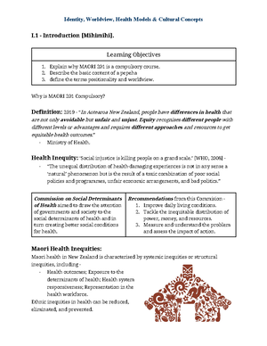[Solved] How does the Mori model Whnau Hau view disability differently ...