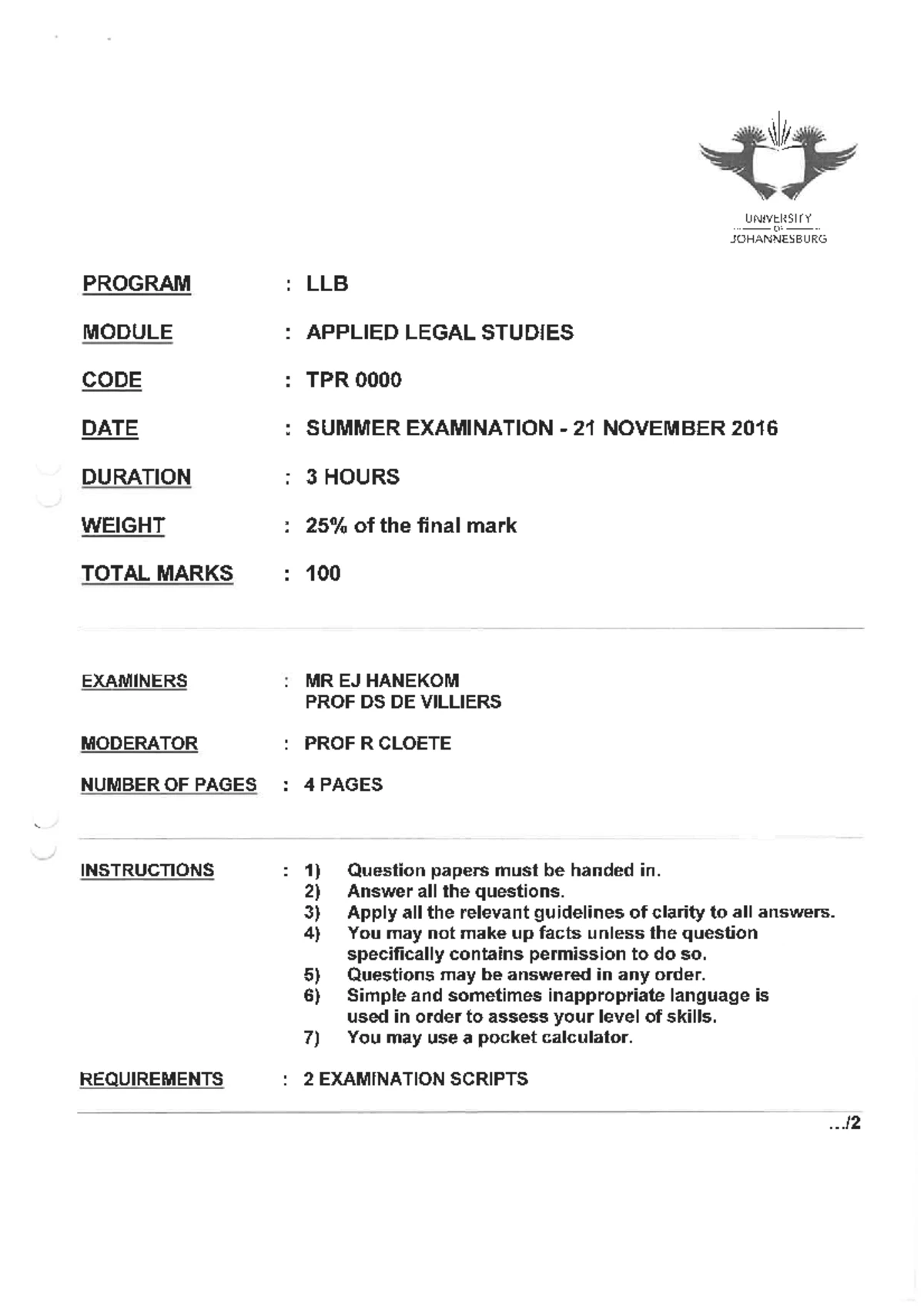 Completed Allocatur calculation - Studocu