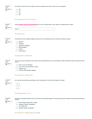 [Solved] According to the UNIV 1001 course syllabus Discussion Assignments - Online Education ...